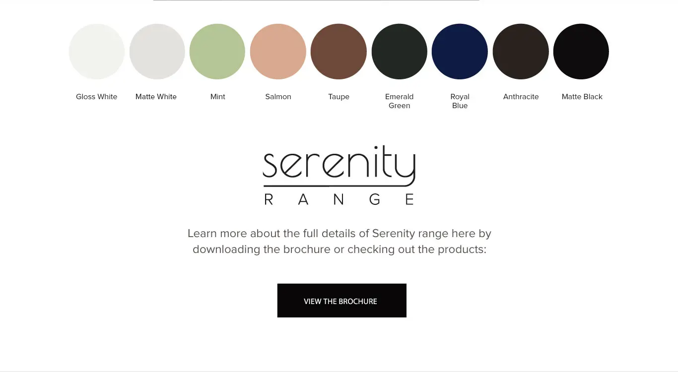 Serenity Range by Newtech